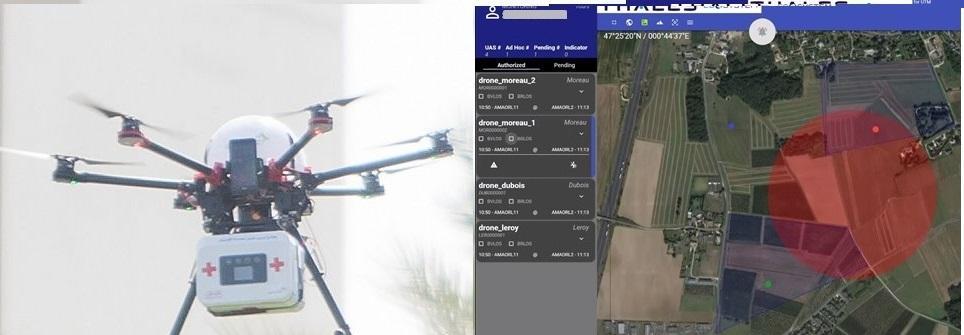 Thales demonstrates ECOsystem UTM automatic drone flight authorization ...