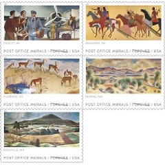 U.S. Postal Service Honors Post Office Lobby Artwork with Stamps | WebWire