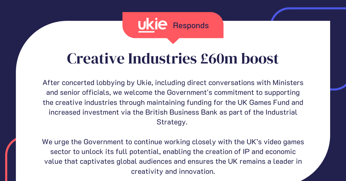 Creative Industries £60m boost | WebWire