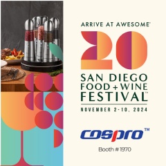 COSPRO to Showcase Electric Salt & Pepper Grinder Sets at the San Diego Food + Wine Festival ...